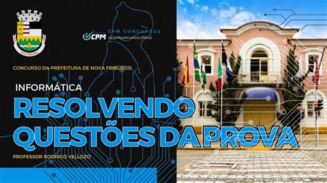 INFORMÁTICA PARA CONCURSOS RESOLVENDO QUESTÕES DA PROVA RODRIGO