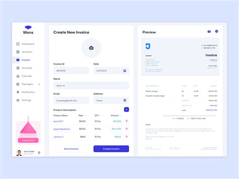 Wons Admin Dashboard UI Kit Figma