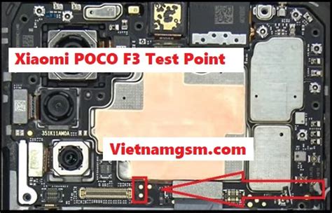 Xiaomi Poco F3 Test Point EDL Mode ISP EMMC PinOUT