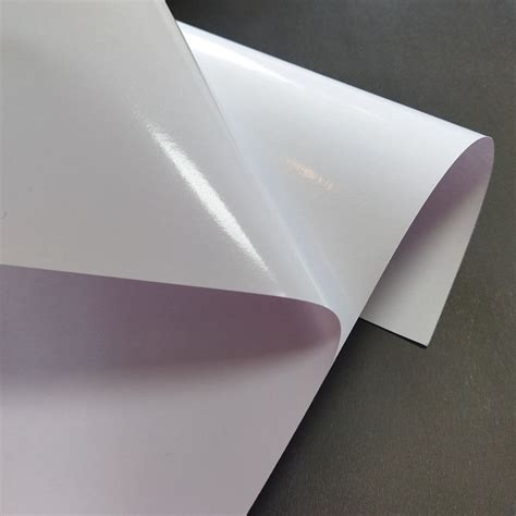 80mic Matt White Monomeric PVC Vinyl Solvent Printable Self Adhesive