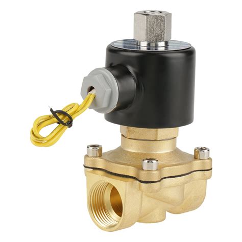 Válvula solenoide de latón DC 12V G3 4 N O Tipo normalmente abierto
