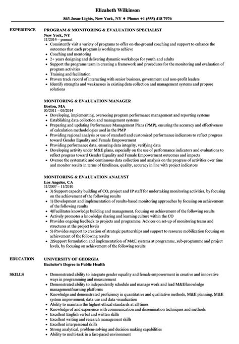 Monitoring And Evaluation Report Writing Template