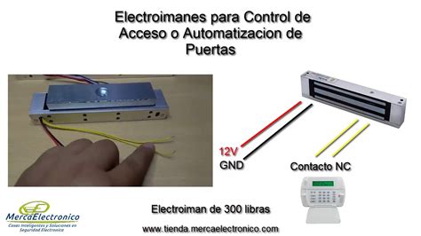 Electroiman Para Puerta Funcion De Cables De Conexion YouTube