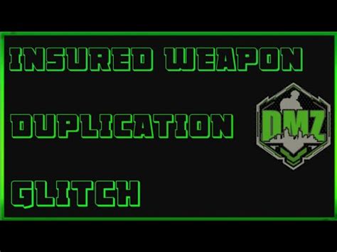 INSURED WEAPON DUPLICATION GLITCH DMZ GLITCHES MW2 GLITCHES YouTube