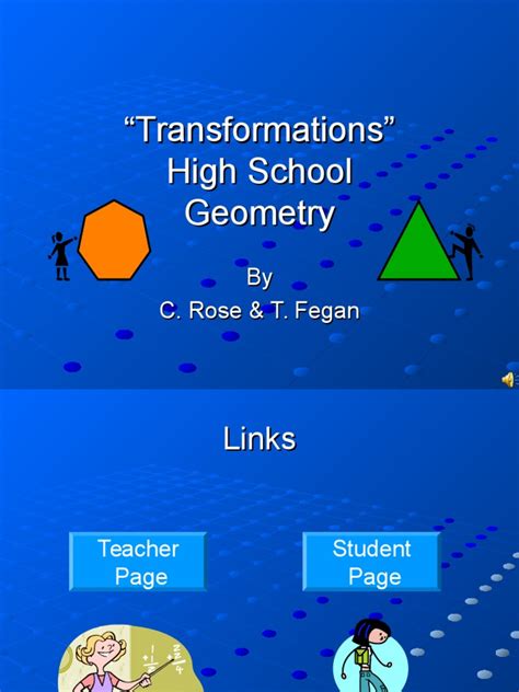 transformations high school geometry pdf vertex graph theory cartesian coordinate system