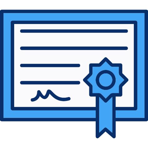 Certificado Iconos Gratis De Educaci N