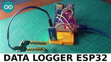 Data Logger Sensor Kelembaban Tanah Pada Esp Arduino Projects Youtube