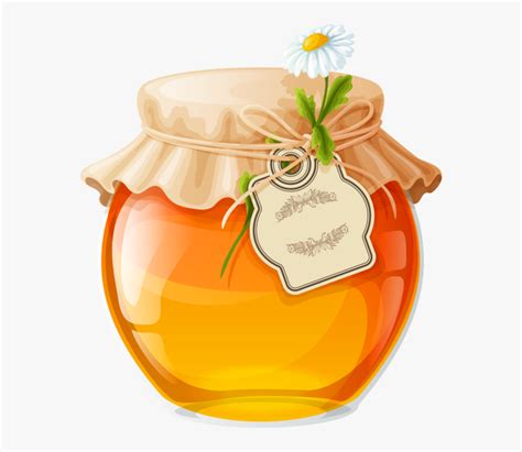 Honey Clipart Honey Bottle Honey Jar Clipart Png Transparent Png