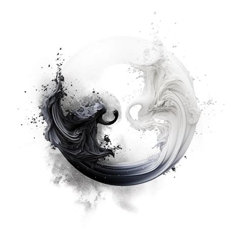 Premium Photo Abstract Concept Of Yin Yang Symbol