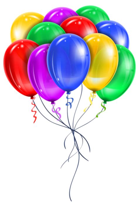 Balões Conjunto de Balões Coloridos 11 PNG Imagens e Moldes br