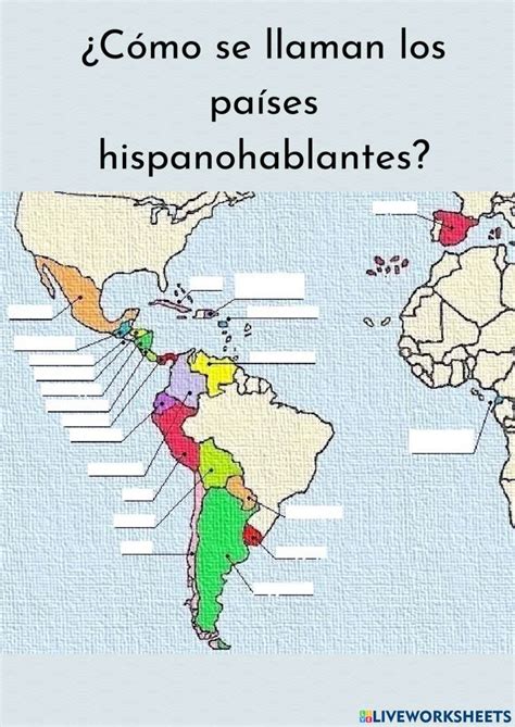 Pa Ses Hispanohablantes Worksheet School Subjects Teachers Worksheets