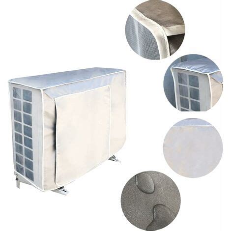 AIDUCHO Housses De Climatiseur Pour I Hiver Cache Climatiseur Exterieur