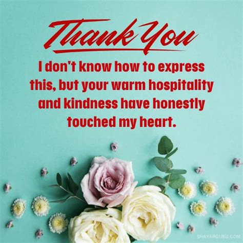 150 Thank You Messages For Hospitality And Best Generosity