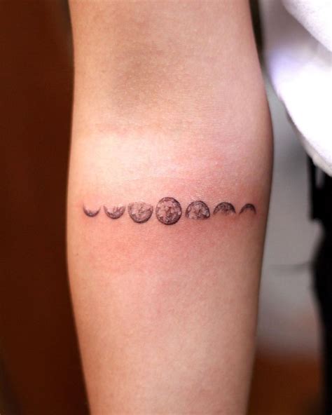 Tatuagem De Fases Da Lua Ideias Supercriativas Para Fazer A Sua
