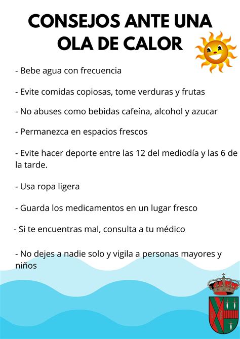 CONSEJOS ANTE UNA OLA DE CALOR
