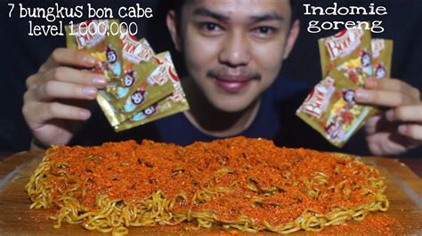 GILA MUKBANG INDOMIE GORENG EKSTRA BONCABE LEVEL SETAN PARAH PEDESNYA