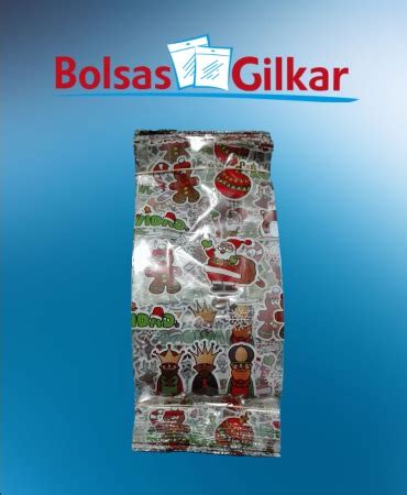 Bolsa De Celof N Con Fuelle Impresi N Navide A