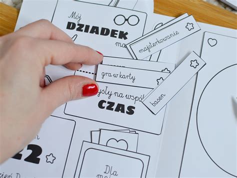 Lapbook Dla Dziadka Laurka Do Druku Karty Pracy I Planery Do Druku