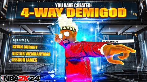 BEST ALL AROUND ISO BUILD In NBA 2K24 GAME CHANGING 4 WAY DEMIGOD