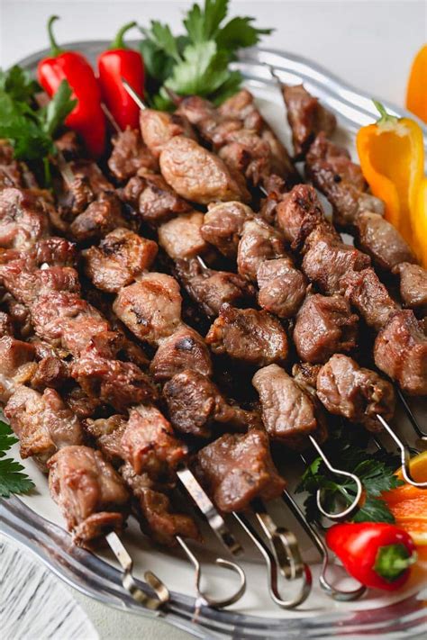 Shashlik Grilled Pork Kebabs Sweet Savory
