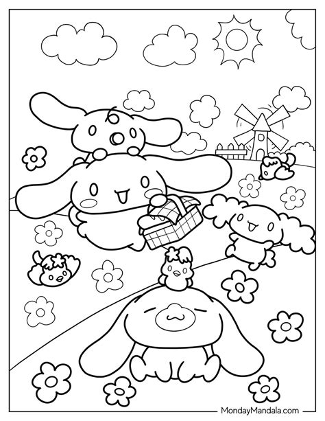 Cinnamoroll Coloring Pages Free Pdf Printables