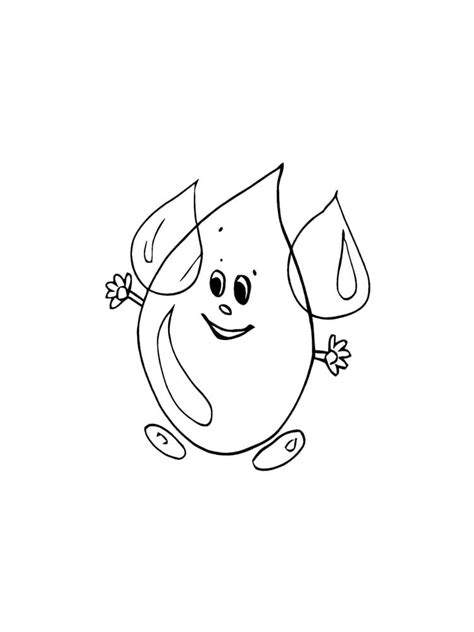 Dibujos De Gota De Agua Gratis Para Colorear Para Colorear Pintar E