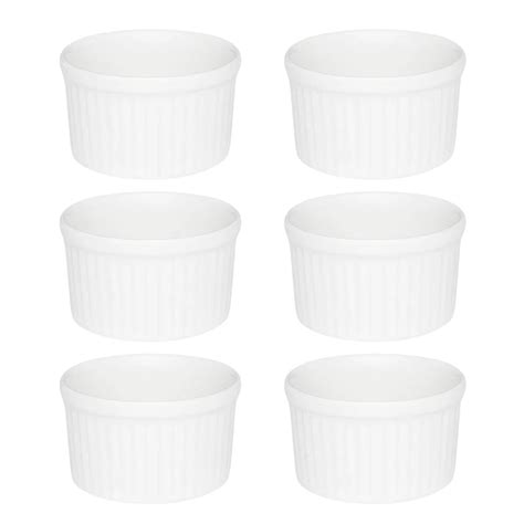 Cj Tigelas Em Porcelana Oxford Branco Ml