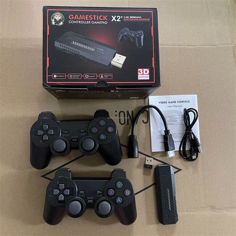 X2 Game Stick 4k Gd10 Plus Retro Video Game Console Hd 64gb 37000 Mini