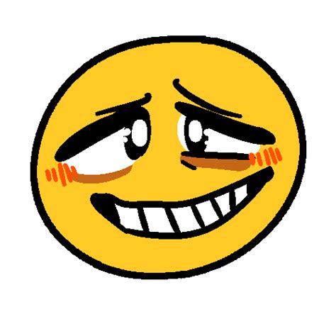 Custom Discord Emojis On Tumblr A Shy Awkward Smile Smoji Feel Free