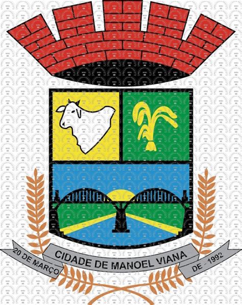 Bras O E Bandeira Da Cidade De Manoel Viana Rs Mbi Br