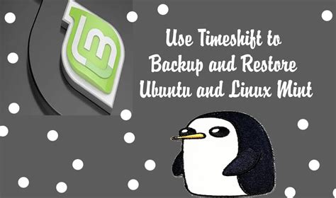 How To Use Timeshift To Backup And Restore Ubuntu And Linux Mint