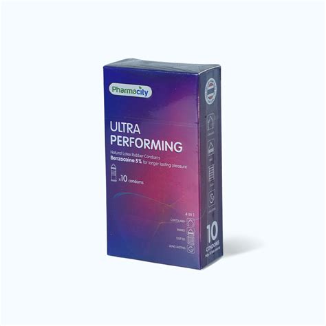 Bao cao su có gai kéo dài thời gian yêu Pharmacity Ultra Performing N