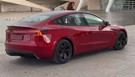 新款特斯拉Model 3高性能版无伪装谍照曝光 搜狐汽车 搜狐网