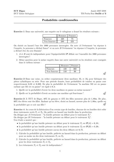 Solution Exercices Solutions En Probabilit S Studypool