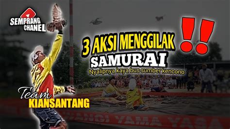 3 AKSI MENGGILAK SAMURAI TEAM KIANSANTANG LIGA PMKN MERPATI LOVERS