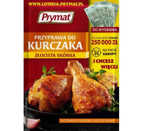PRYMAT PRZYPRAWA DO KURCZAKA ZŁOCISTA SKÓRKA 30G