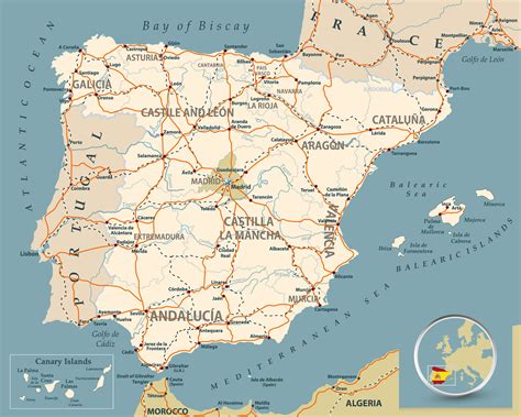 Blank Street Map Spanish