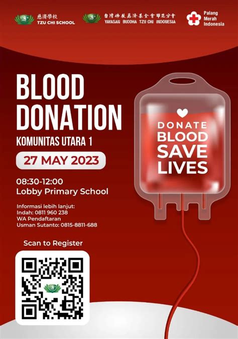 Donor Darah Tzu Chi School Pantai Indah Kapuk AtmaGo