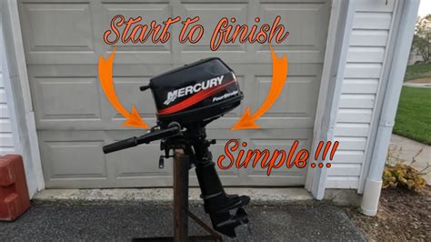 Mercury 6 Hp Four Stroke Start To Finish YouTube