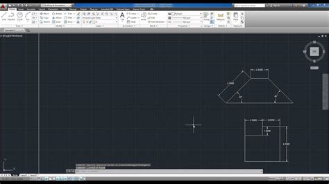 autocad 2014 tutorial 2 ortho polar and dynamic input youtube