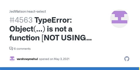 Typeerror Object Is Not A Function Not Using Webpack Issue