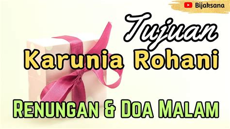 Renungan Malam Kristen Hari Ini Doa Malam Bijaksana Suara Injil