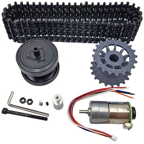 Combo bộ bánh xích xe tăng kèm động cơ 1 bên Nshop
