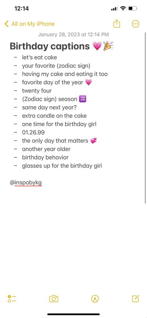 Birthday Captions In 2023 Clever Captions For Instagram One Word