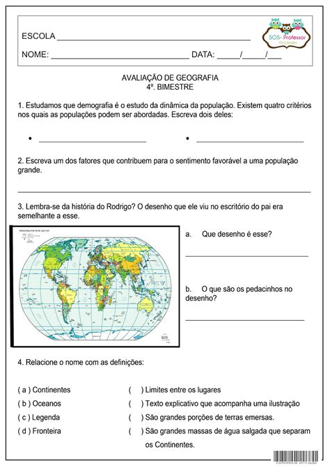 Geografia Aula de geografía Enseñanza de la geografía Actividades