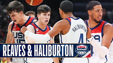 Austin Reaves Tyrese Haliburton S Best USAB Showcase Moments YouTube
