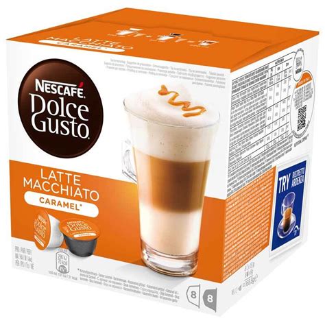 Cápsulas Dolce Gusto Latte Macchiato Caramelo 16 Cápsulas
