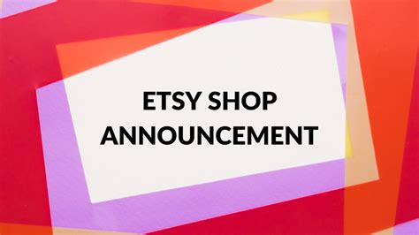 What Is An Etsy Shop Announcement Examples Thrive On Etsy