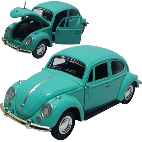 Carrinho De Ferro Fusca Fusquinha Abre Porta Capô Fricção Miniatura