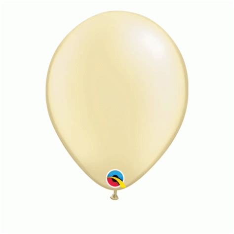 Ilex Online Round Pearl Ivory Qualatex Plain Latex